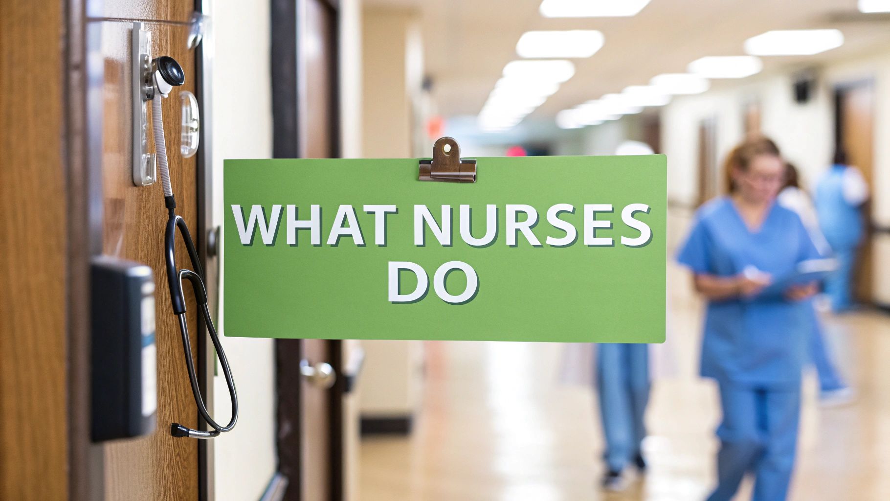 What Does a Nurse Do? Your Guide to Their Daily Role | Stonebridge ...