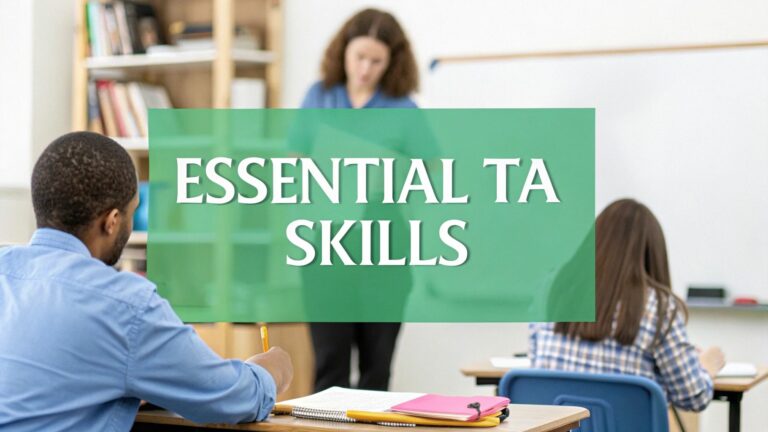 What Makes a Good Teaching Assistant? 10 Essential Qualities for ...